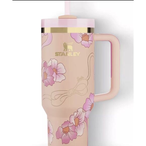 Stanley | Dining | Barbie X Stanley Tumbler 8s Peaches N Cream 40 Oz ...